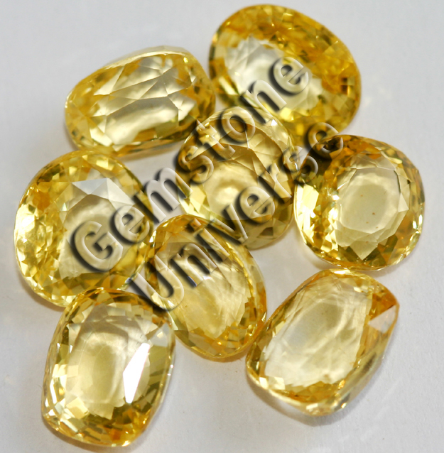 Internally Flawless Lot of Natural, Unheated Yellow Sapphires acquired ...