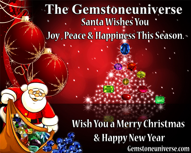 The Gemstoneuniverse Santa with his bag full of precious Gemstones ...