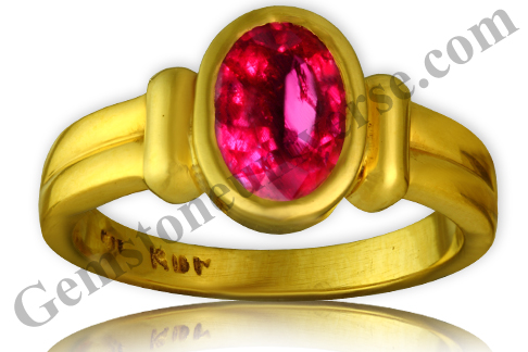 Glittering, illuminating and rare Scarlet purplish Red, fully natural ...