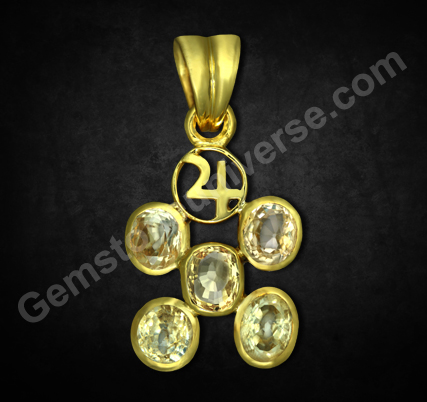 Yellow Sapphires bring prosperity to anyone who wears it