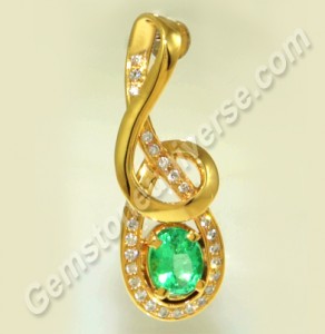 Colombian Emerald and Natural Diamonds â€“ Harmony in a Musical Note ...