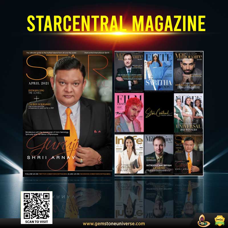 GURUJI SHRII ARNAV FEATURES ON STARCENTRAL MEDIA GROUP’S MOVERS & SHAKERS FOR MAY 2021