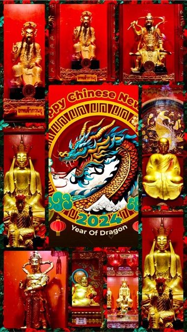 Happy Chinese New Year of the Dragon & Blessings of the 8 Immortals