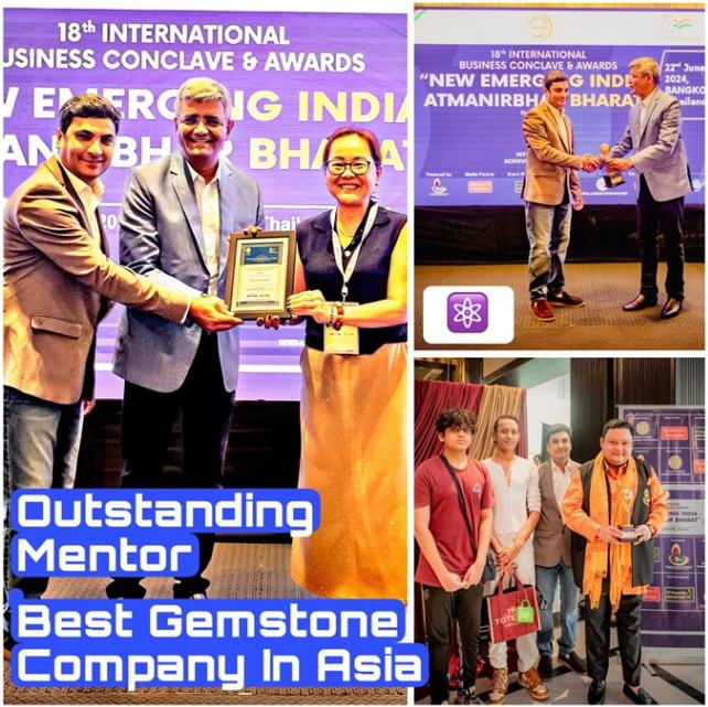 Gemstoneuniverse awarded as Best Gemstone Company in Asia and Guruji ...